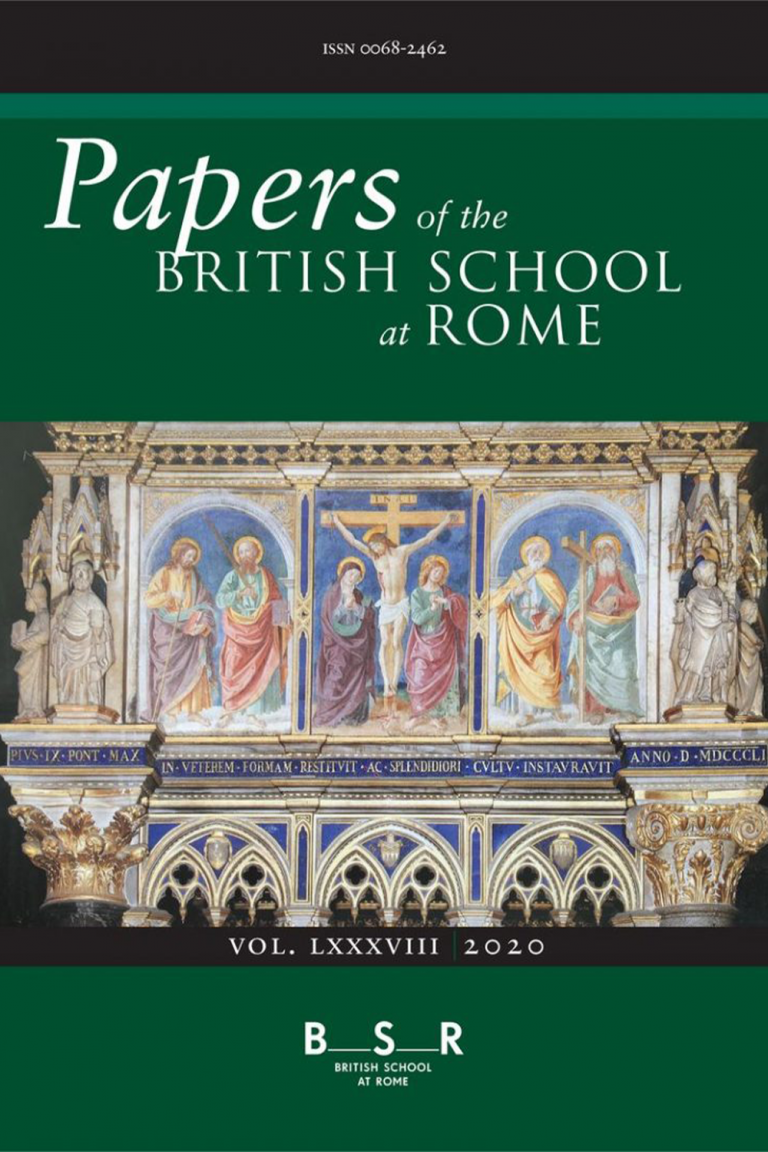 The PapersVol. 88 (2020) - bsr.ac.uk