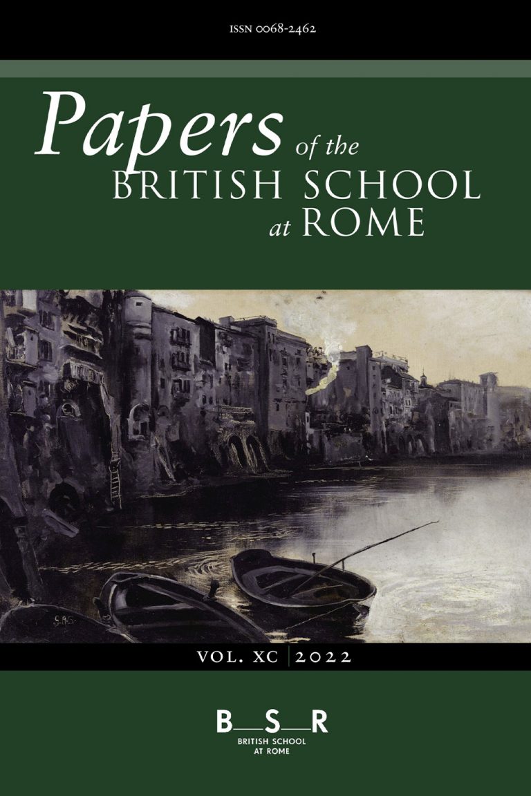 The PapersVol. 90 (2022) - bsr.ac.uk